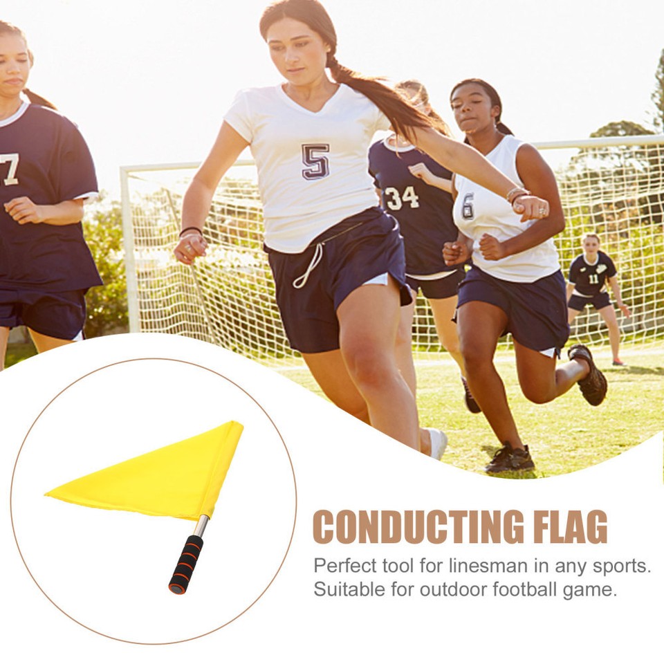 Referee Border Flag Red Commander Soccer Flags Volleyball Banner ...