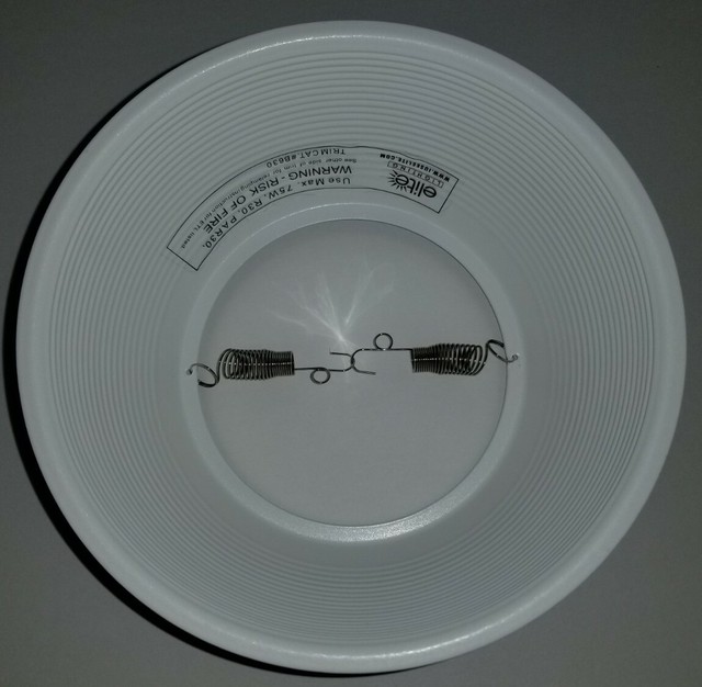 18 Pack Elite B630 6" White Metal Stepped Baffle Trim for sale online ...