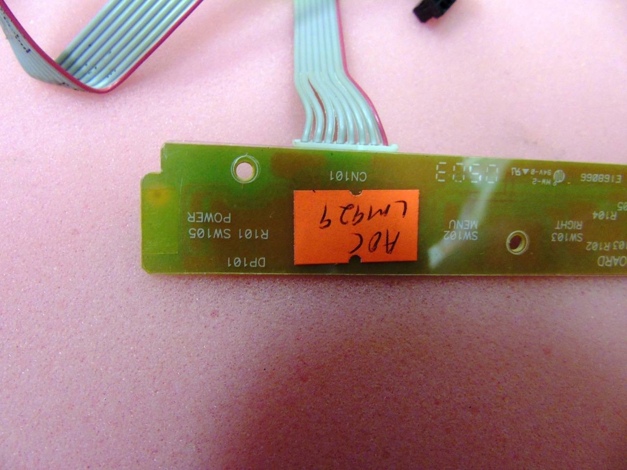 AOC LM929 LCD Monitor Power Button Key Board 715L1170-1-17 | eBay