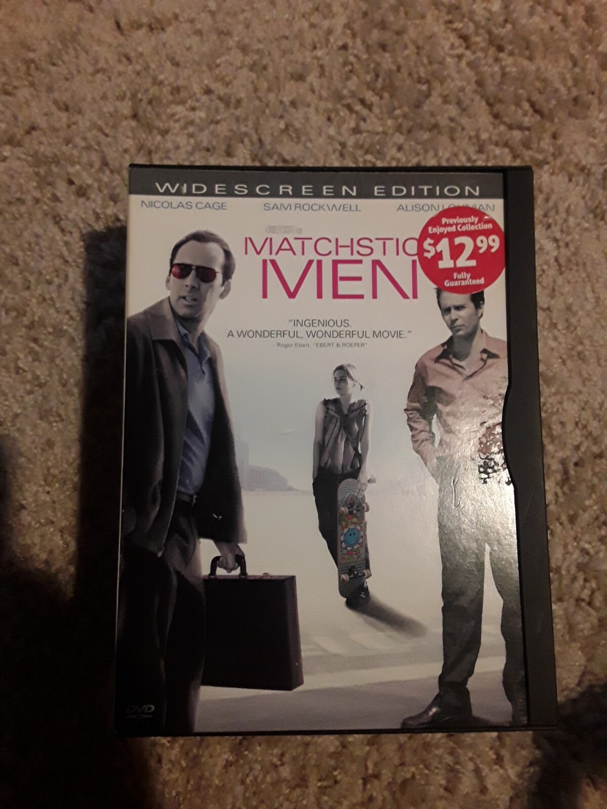 Matchstick Men (DVD, 2004, Widescreen) nicholas cage 85392467723| eBay