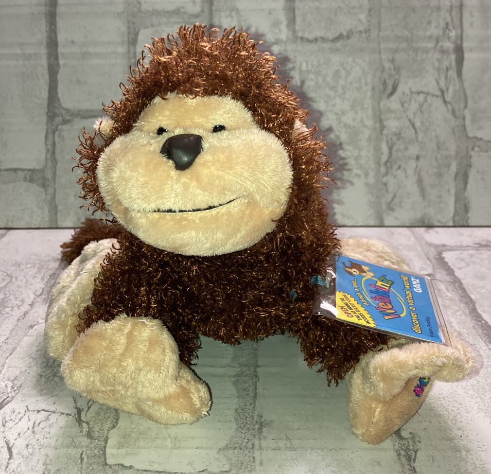 Webkinz Ganz Cheeky Monkey Sealed Tag Unused Code HM080 Stuffed Animal ...