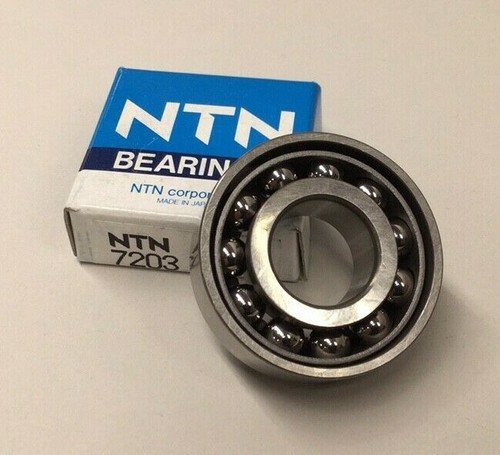 NTN 7203 Angular Contact Bearing 17mm Bore 40mm OD 12mm Width Tel Ds022 ...