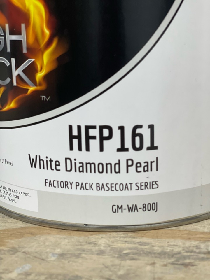 GM/CHEVY 800j/wa800j/u800 White Pearl Paint kit Gallon Basecoat,CLEAR ...