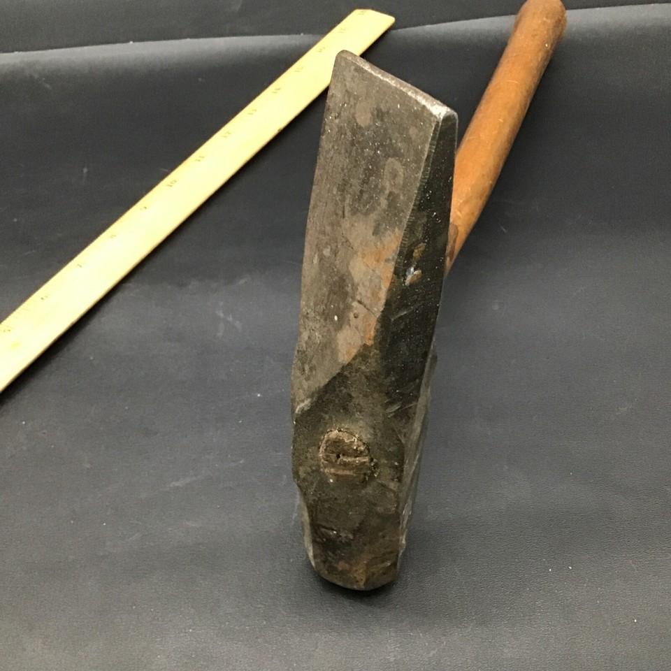 Vintage Handmade Blacksmith 4+ lb Saw Filers "Twist Face" Angle Peen ...