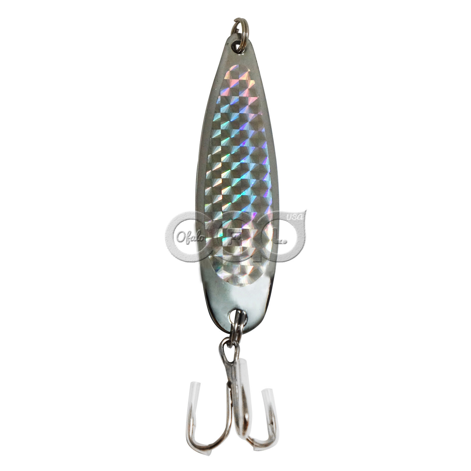 5pcs 1oz Silver Chrome crocodile Spoon trolling flutter Casting Jigs Metal Lure | eBay Australia