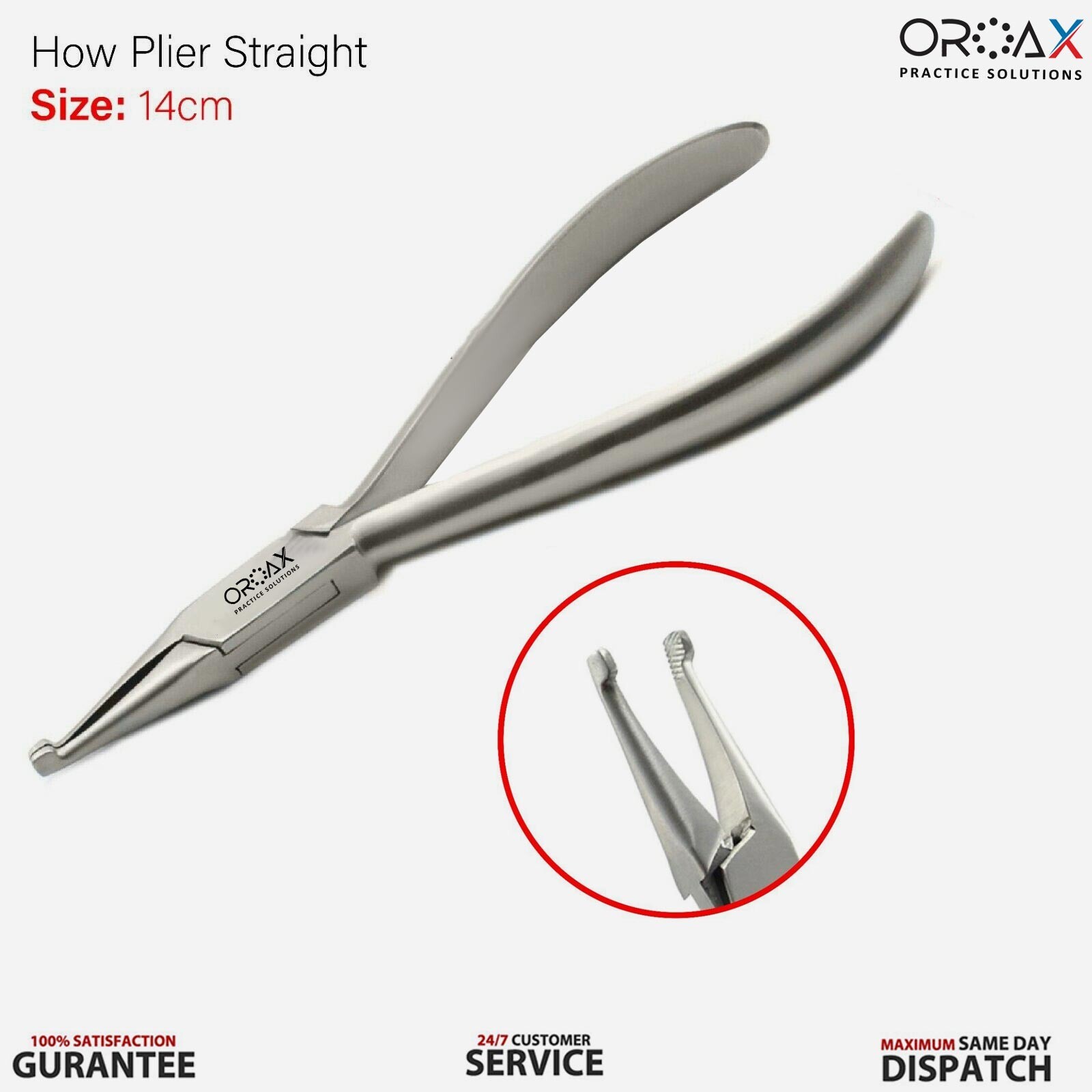 Dental How Utility Pliers 13.5cm Braces Wire Bending Orthodontic ...