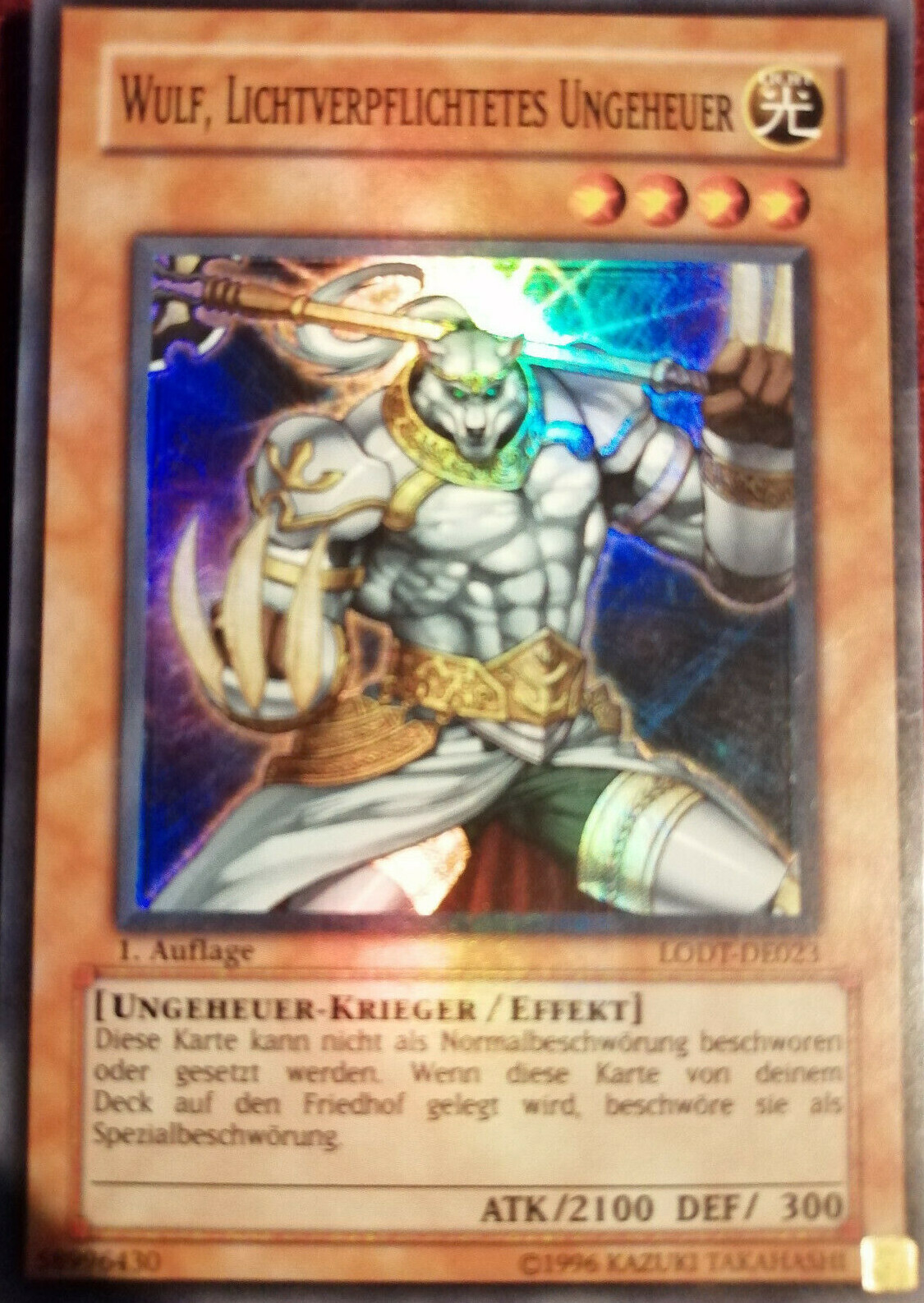 Wulf, Lichtverpflichtetes Ungeheuer [Yu-Gi-Oh! LODT-DE023 1.Auflage ...