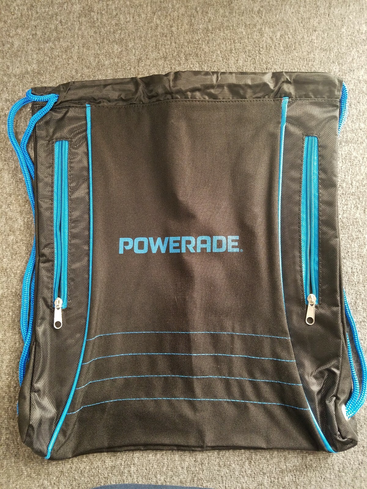 New Powerade Drawstring Bag Gym Sports Back Pack | eBay