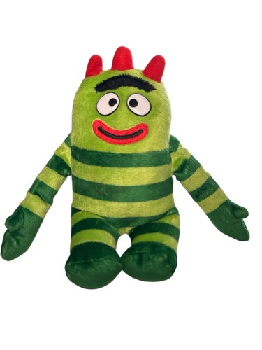 TY Beanie Babies Plush Yo Gabba Gabba Brobee 7.5" The Striped Monster ...
