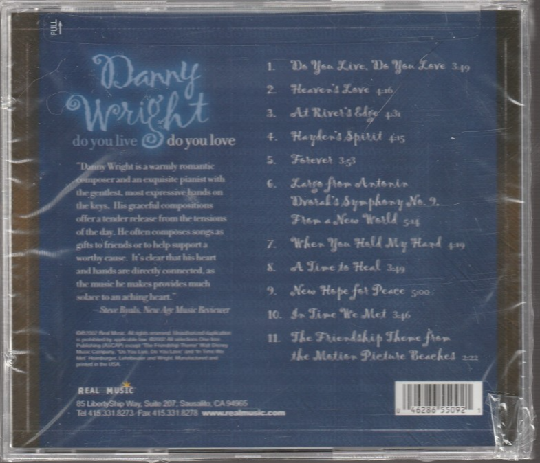Do You Live Do You Love By Danny Wright CD New 46286550921| eBay