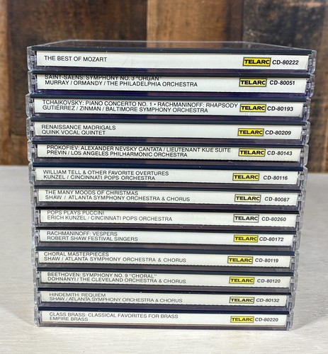 Lot 13 Telarc Classical Music CD's - clean discs | eBay