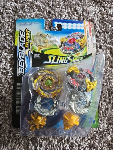 Beyblade Burst Turbo SlingShock Gold-X Betromoth B4 & Galaxy Zeutron Z4 ...