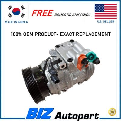 GENUINE A/C COMPRESSOR w/ CLUTCH for 2009-10 KIA RONDO 2.4L OE# 97701 ...