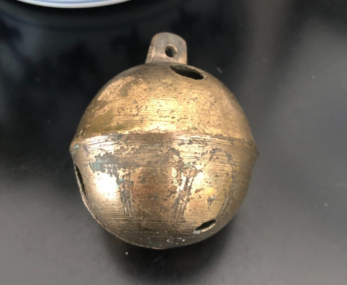Large Brass Sleigh Bell 18th Century English Sleigh Bells – Alpen