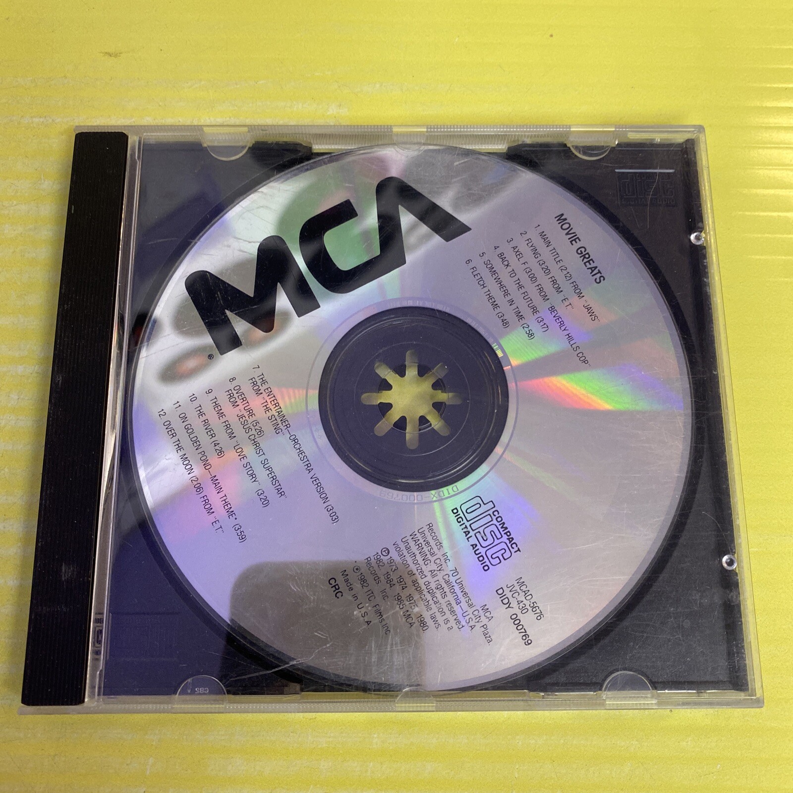 sampler mca - movie great - Cd | eBay