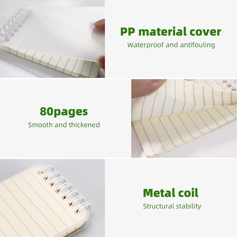 Pocket Notepads, 12Pc Mini Notebooks, Spiral Notepad, Small Notepad ...