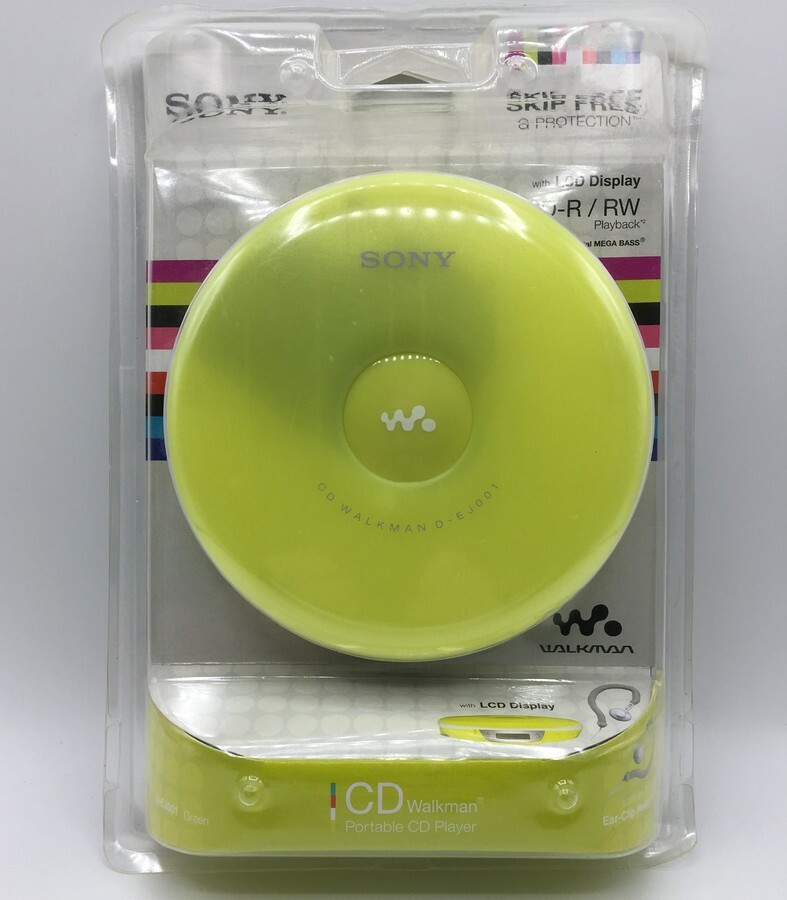 2005 Sony CD Walkman Portable Compact Disc Player - Green (D-EJ001/G ...