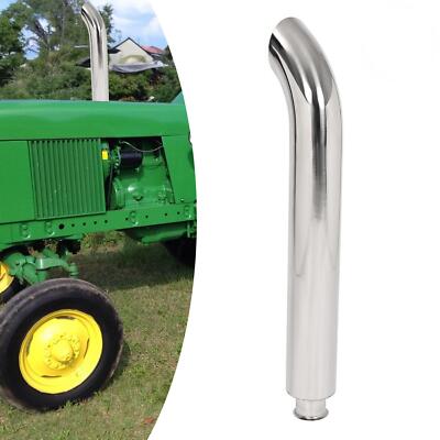 Polishing Exhaust Stack Pipe w/ Bend For John Deere 3010 3020 4010 4020 ...