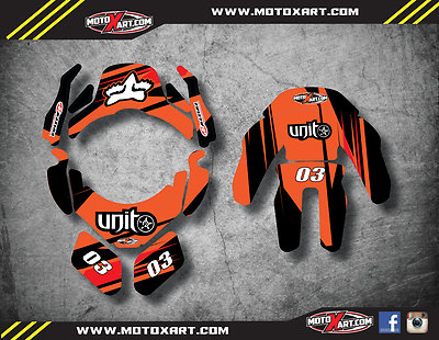 Leatt Brace 4.5 custom rider id kit - decals / stickers DIGGER style ...