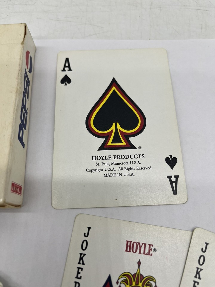 Vintage 1997 Pepsi Hoyle Playing Cards #6902 Poker Size Complete Deck 2 ...