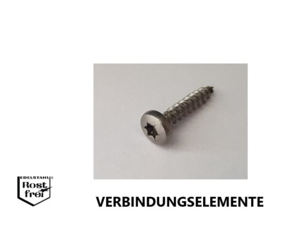Holzschrauben Spanplattenschrauben TORX EDELSTAHL A2 Rundkopf ...