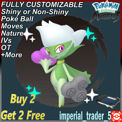 Pokémon Legends Arceus Shiny Alpha Roserade W/ Best 6IV Customizable | eBay