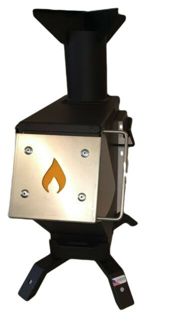 SHTFandGO Bullet Proof RPG Gasifier Rocket Stove and Tent Heater for ...