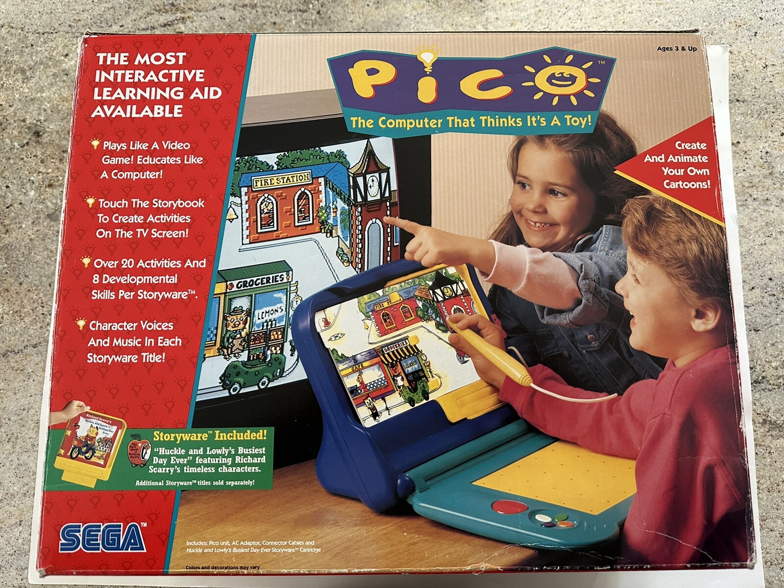 VINTAGE SEGA COMPUTER/GAME SYSTEM WITH SIX (6) GAMES | eBay