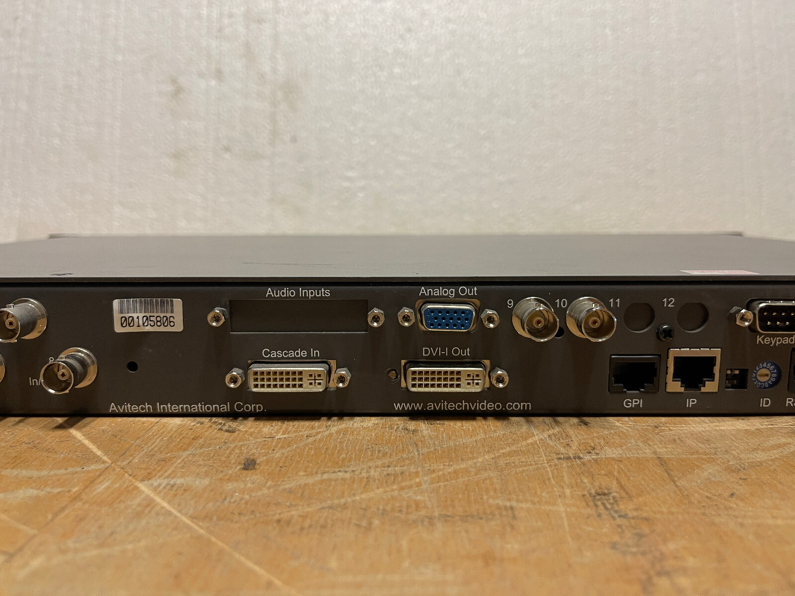 VIDI Video Digital MCC-8004UEL Avitech 4 Eingang HD-SDI Multiviewer ...