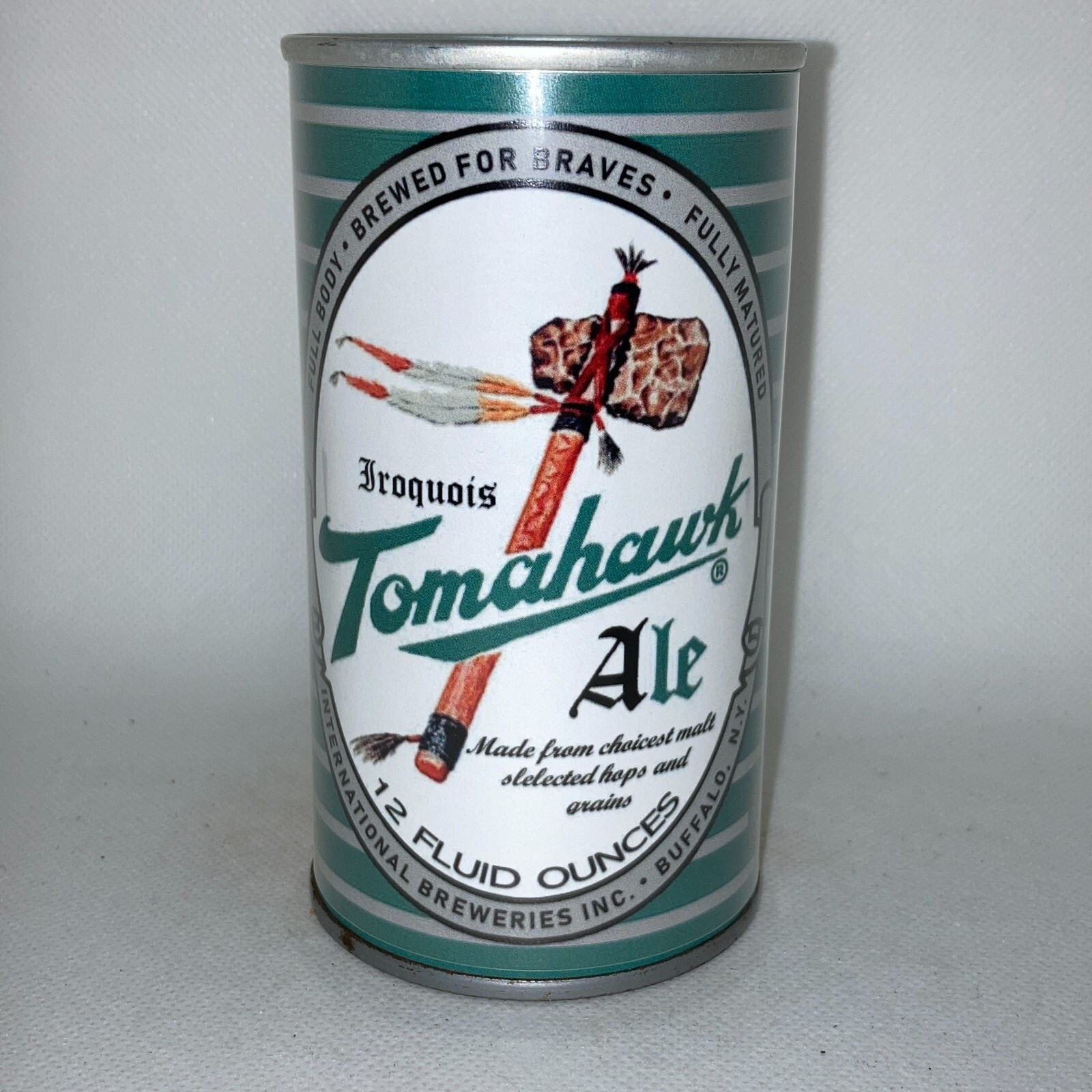 Iroquois Tomahawk Ale REPLICA / NOVELTY beer can, paper label | eBay