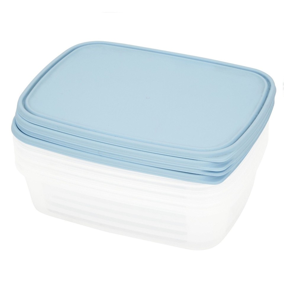 Wham Food Storage Container Lunch Box Plastic Kitchen Tub With Lid 1L ...