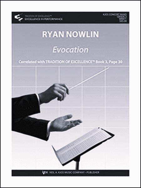 Evocation - Score, Concert Band, Ryan Nowlin, Kjos Music | eBay Australia
