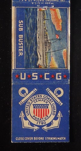 1940s United States Coast Guard Sub Buster Anti-Submarine Ship Boat ...