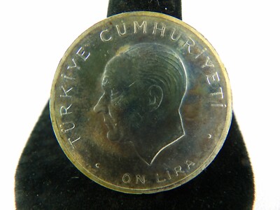 1960 Turkey 10 Lira Silver Coin | eBay