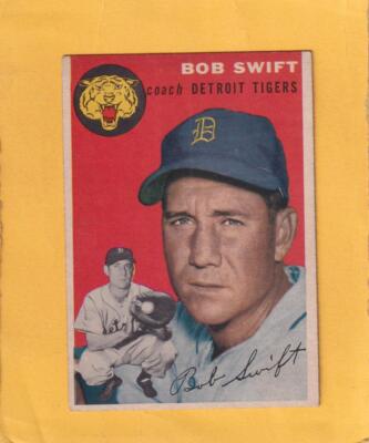 1954 Topps #65 Bob Swift Detroit Tigers EX Excellent CO #24520 | eBay