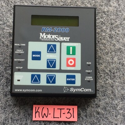 SYMCOM RM-2000 MotorSaver Remote Monitor for the 777 Series Electronic ...