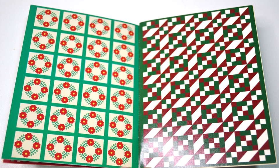 Vintage Unused 1993 Rita Weiss Red Green Quilt Postcards New | eBay
