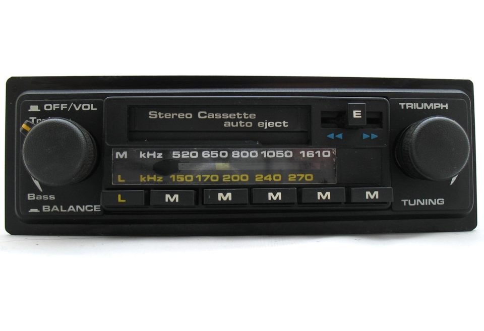 Vintage Triumph Motorola Car Radio Cassette Player BL650AC Acclaim ...