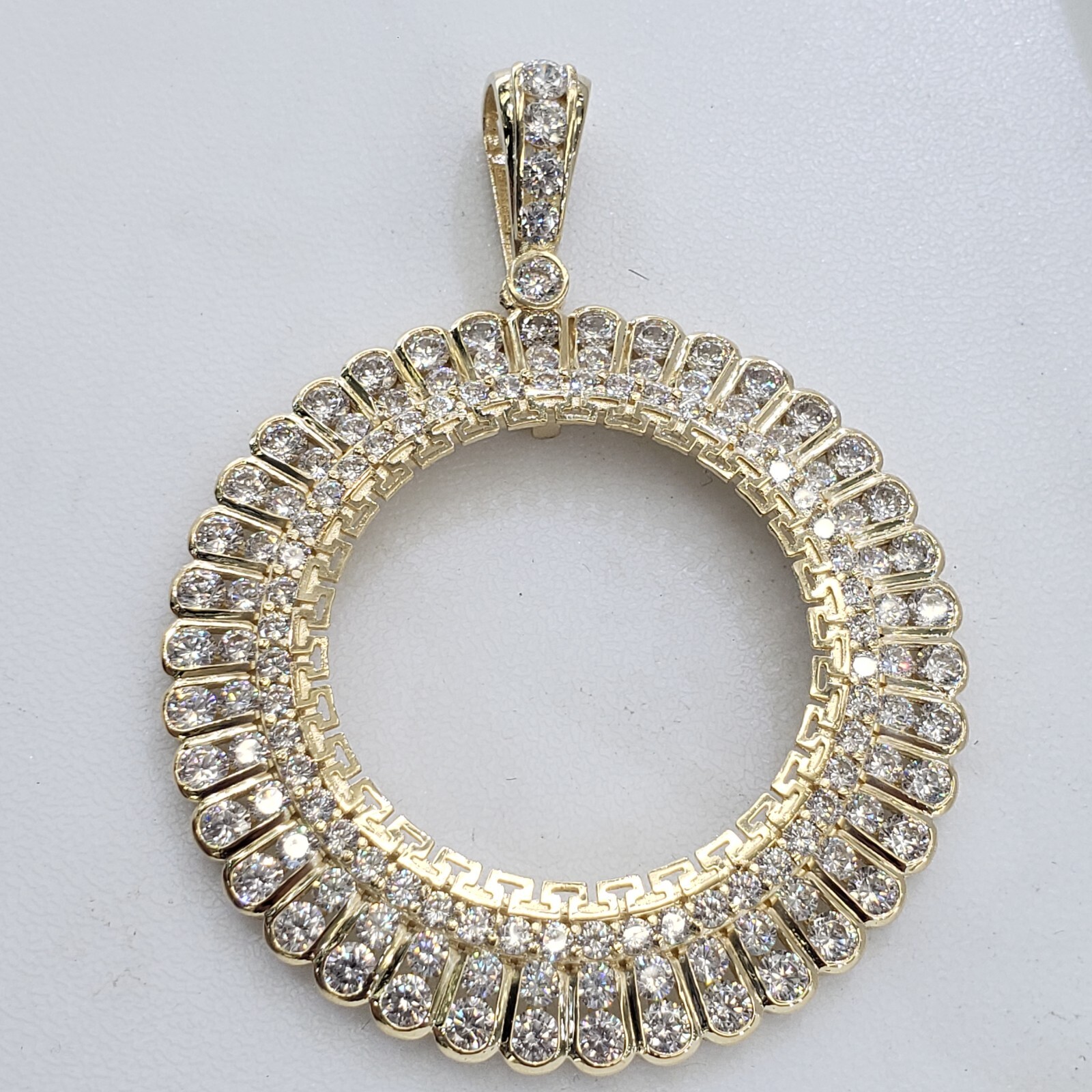 14k solid gold 50 pesos centenario Coin Bezel Frame pendant Heavy | eBay