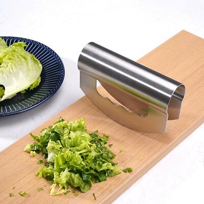 Salad Knife Chopper Double Blade Chopping Knife Mincing Knife Washable ...