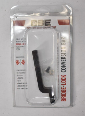 BE Bridge Lock Conversion Bar Black CBE-AC-BLD Dovetail For Sight Mount ...