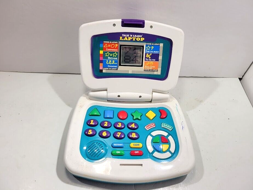 Scientific Toys Vintage 1997 Talk N Learn Kids Laptop Interactive Toy ...
