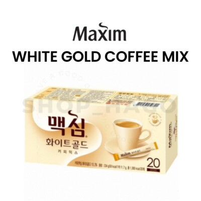 Maxim white Gold Coffee Mix 11.7g x 20T / Korean Instant coffee mix | eBay