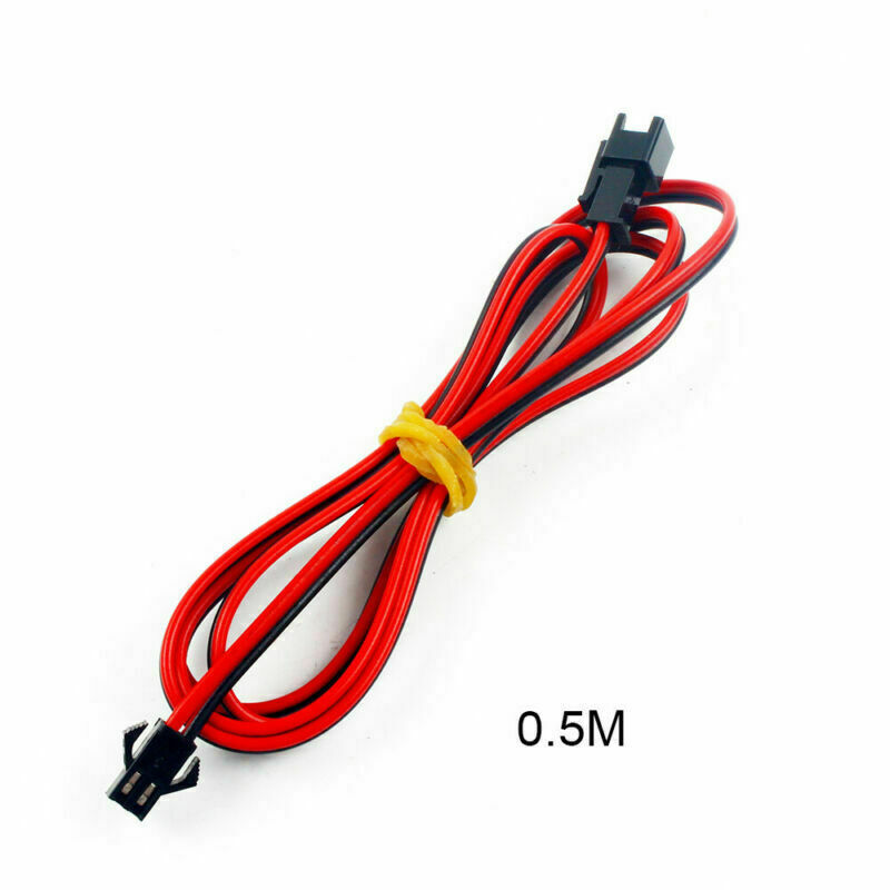 0.5M/1/2M 2-Pin Connector plug Female to Male Extension Cord Wires ...