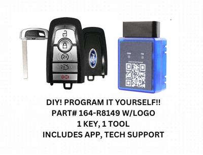 DIY BUNDLE FOR OEM FORD FUSION MUSTANG SMART KEY 164-R8149 W/ LOGO | eBay