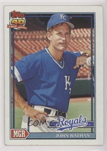 1991 Topps Team Leaders John Wathan #291 | eBay