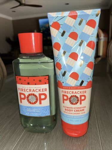 Bath & Body Works Firecracker Pop Ultimate Hydration Body Cream/ GelSet of 2 NEW 667559269342| eBay