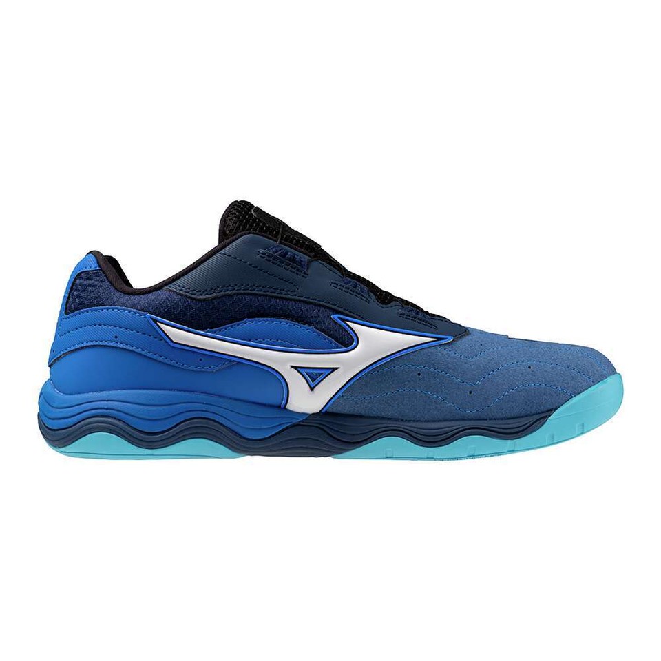 Mizuno Table Tennis Shoes WAVE MEDAL SP5 Blue/White/Black 81GA2412 12 ...