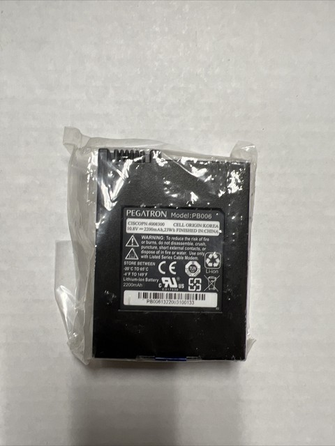 Pegatron PB006 Cisco Modem Gateway Backup Battery 10.95v 2200mah 24 WH ...