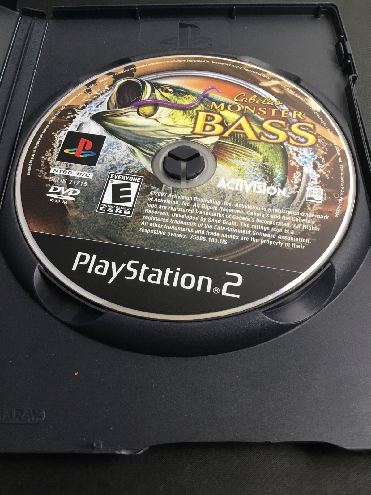 Cabela's Monster Bass Fisherman’s Bass Club Playstation 2 PS2 Game ...